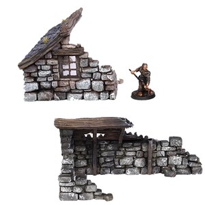 Ruined Medieval House by My Dungeon Games Dnd Miniature Terrain for ...
