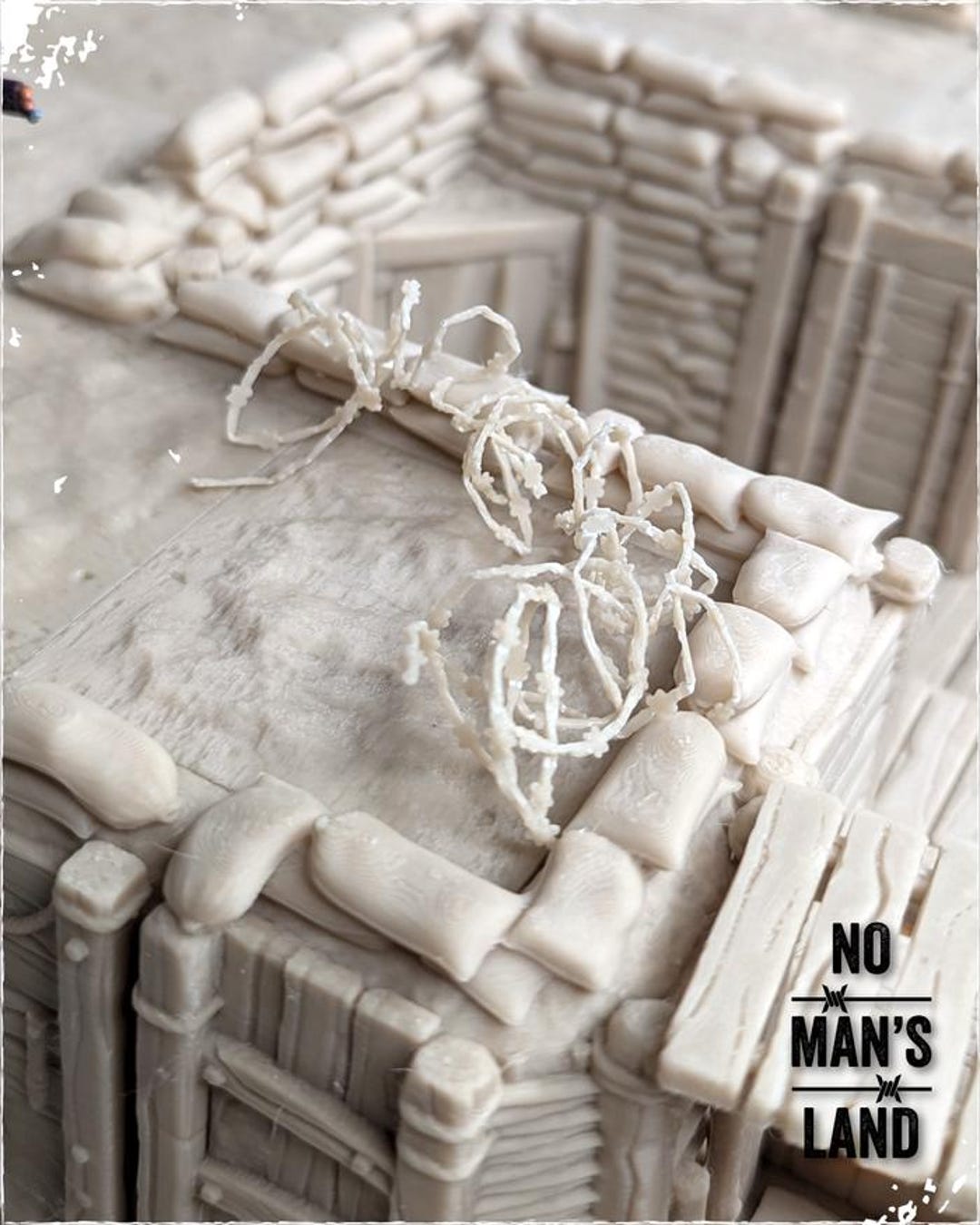 3D Printed Barbed Wire – Trench Warfare Terrain, Miniature Basing - Etsy
