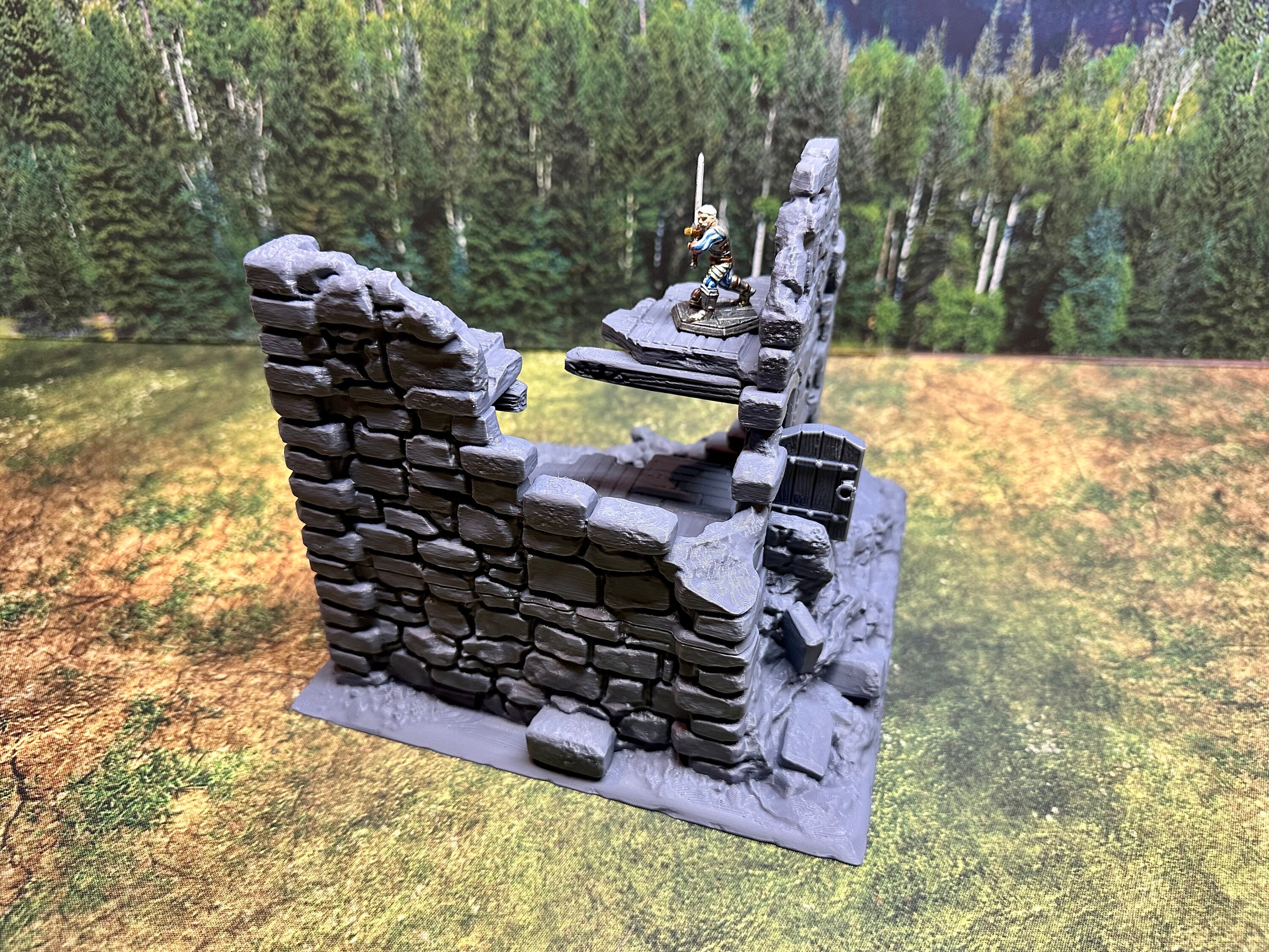 Ruined Watchtower by Dark Realms Dnd Miniature Terrain for Dungeons and ...
