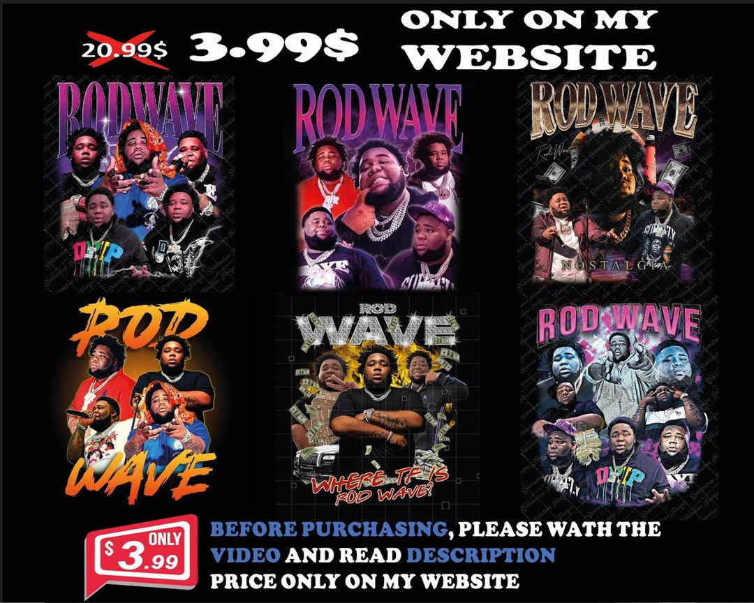 Rod Wave Png Vintage Rod Wave 90s Png Rod Wave Shirt - Etsy UK