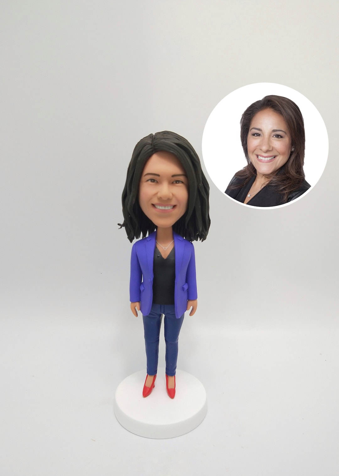 Custom Woman Bobblehead,personalized Bobblehead,colleague,female Boss ...