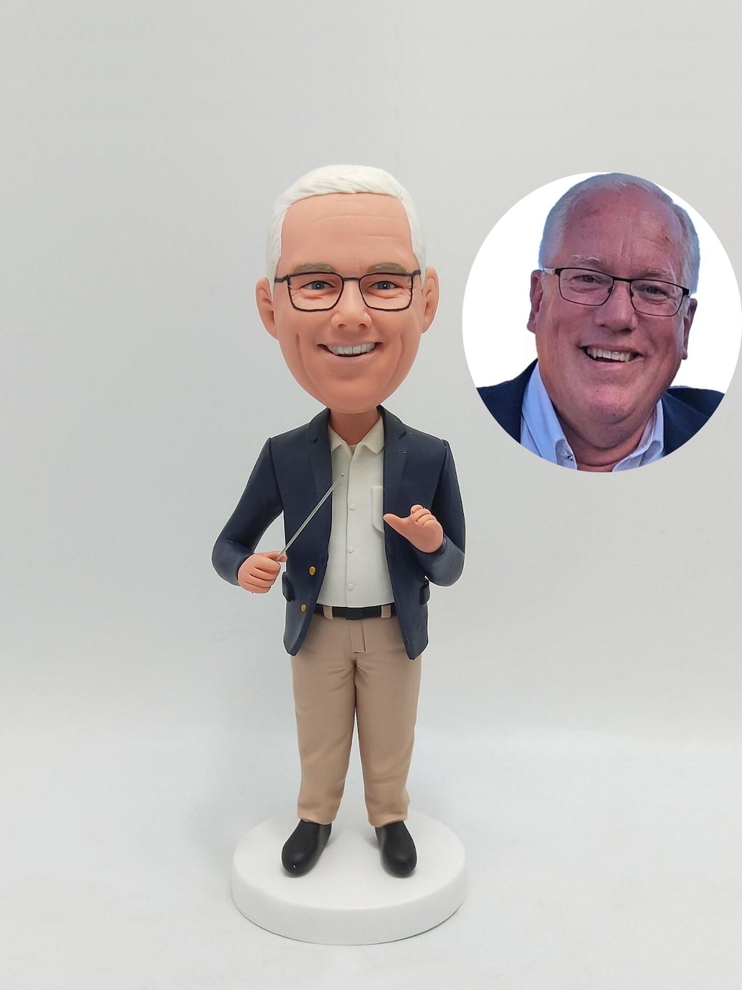 Custom Grandfather Bobblehead, Christmas Gifts for Father, Great Father ...