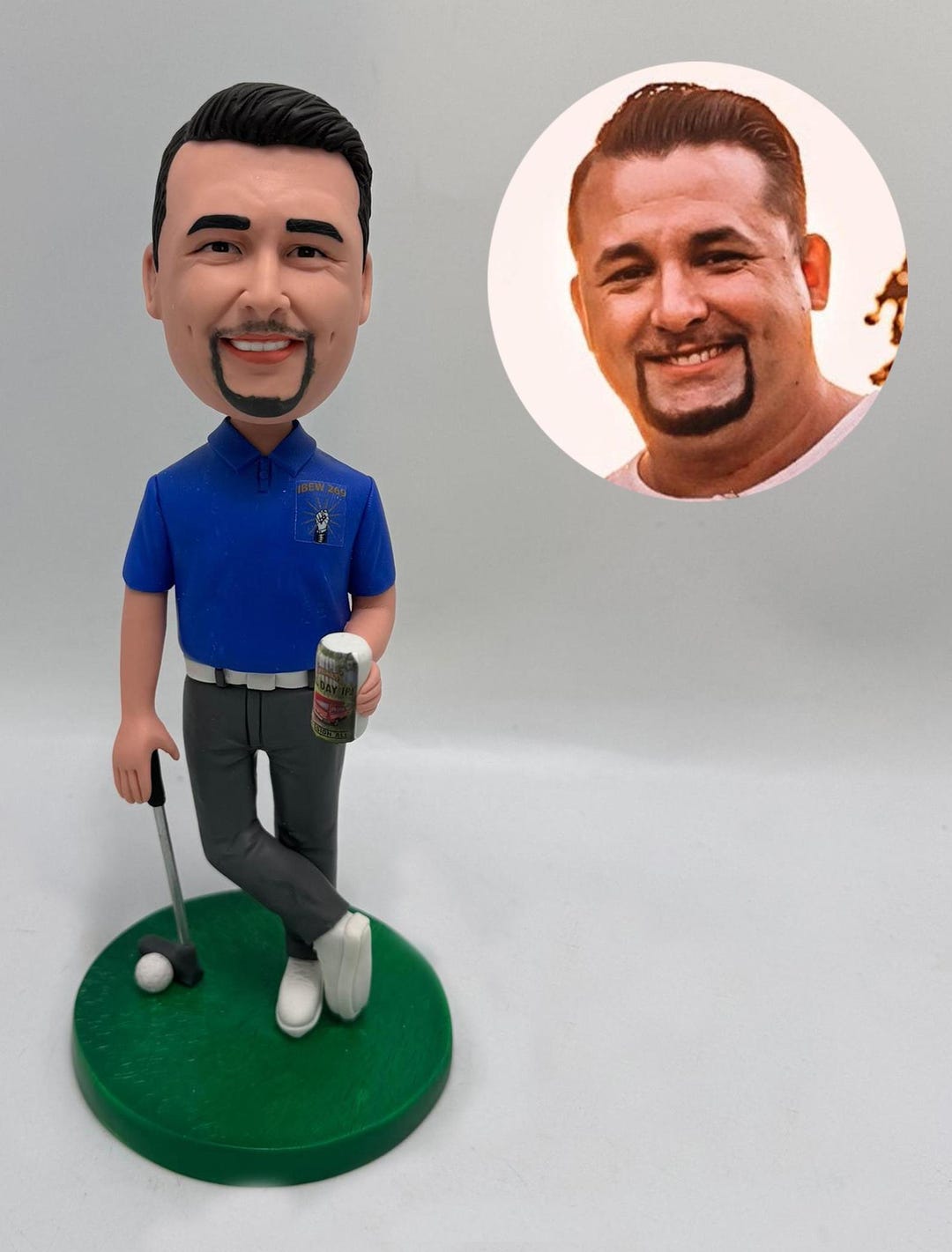 Personalised Golf Bobbleheads, Custom Golf Bobblehead, Golf Gifts for ...