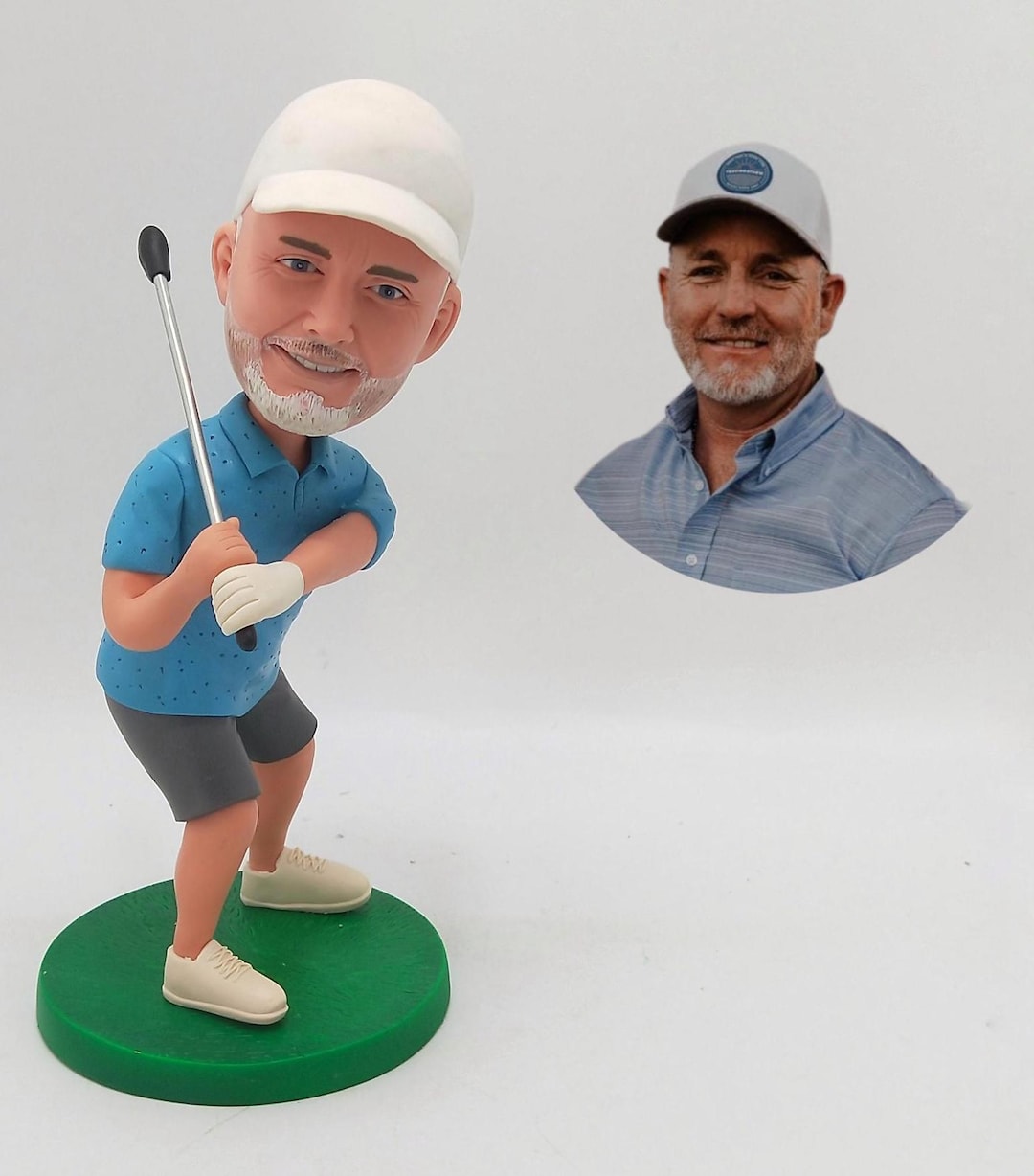 Custom Golf Bobblehead Personalized Golfer Figurine Creative Sculpture ...