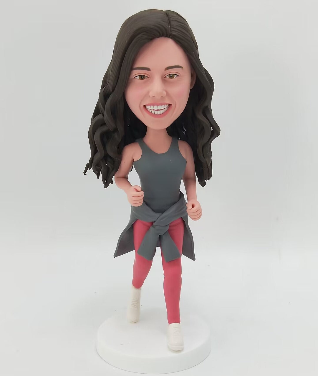 Custom Bobblehead Running, Personalized Woman Bobble Heads Runner ...