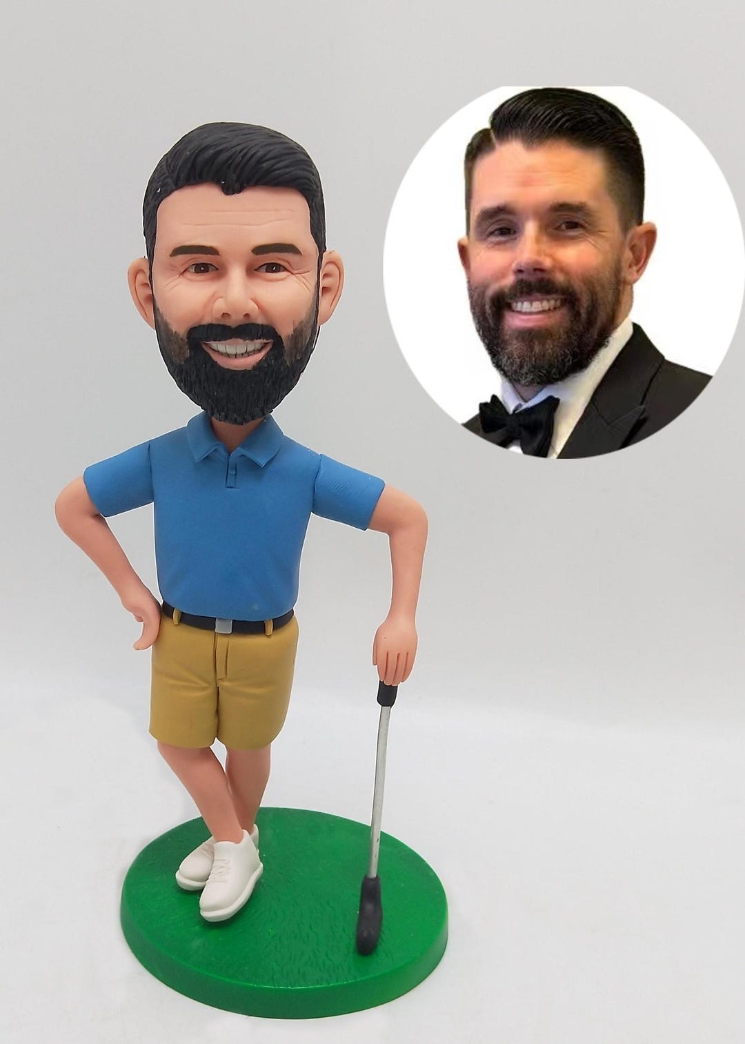 Custom Husband Golf Bobblehead – Personalized Golfer Figurine Ideal for ...