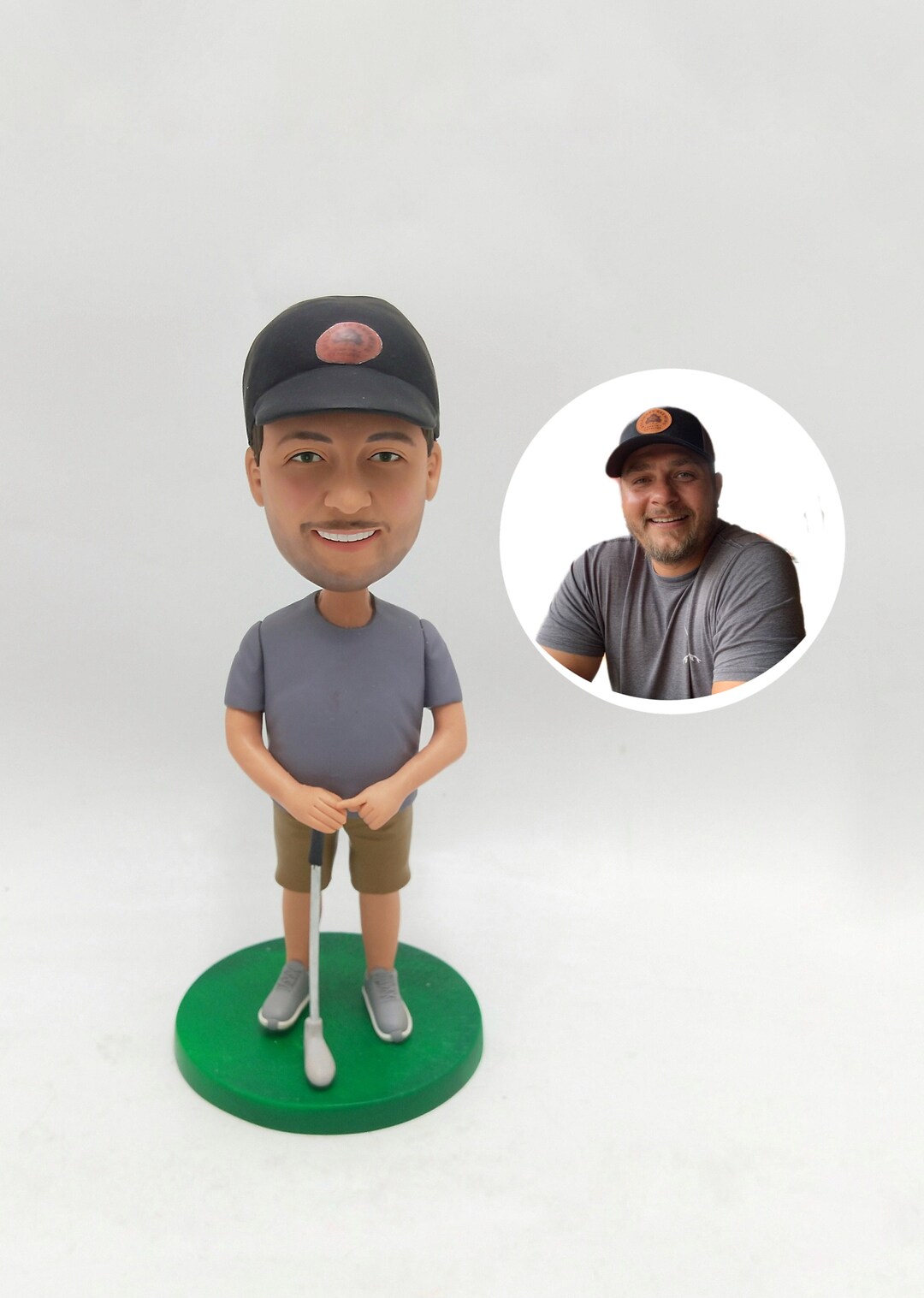 Custom Golfer Bobblehead Personalized Golf Player Figurine Birthday ...