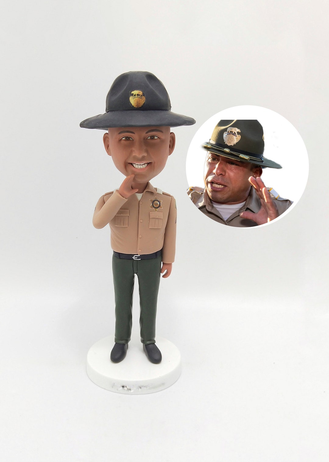 Custom Military Instructor Bobblehead – Personalized Uniform Character ...