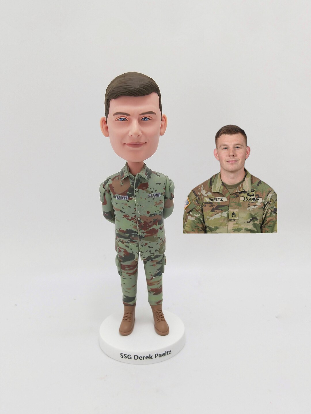 Custom Soldier Bobblehead, Military Officer, Police Officer Bobblehead ...