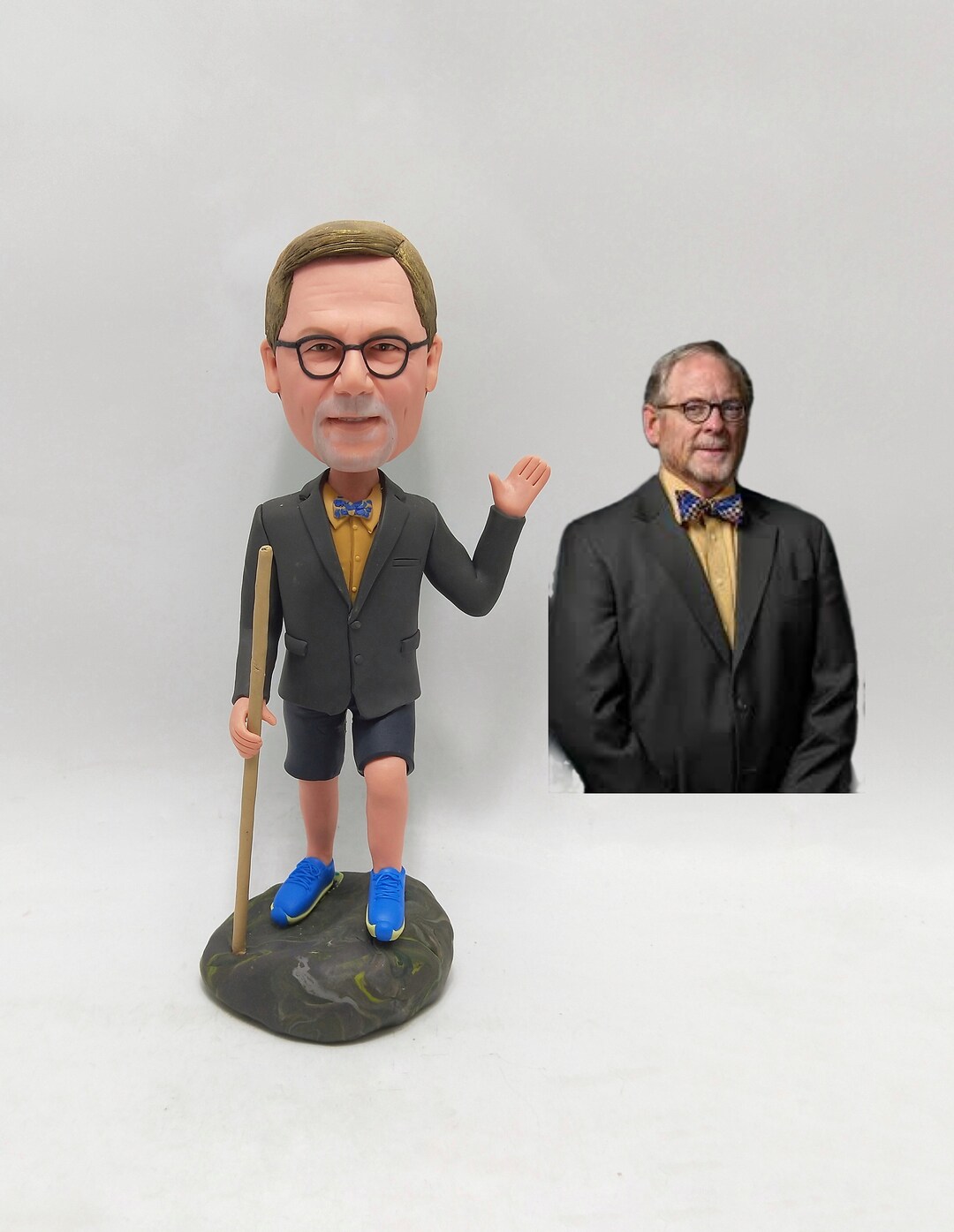 Custom Bobblehead Happy Teacher Explaining the Assignment ...
