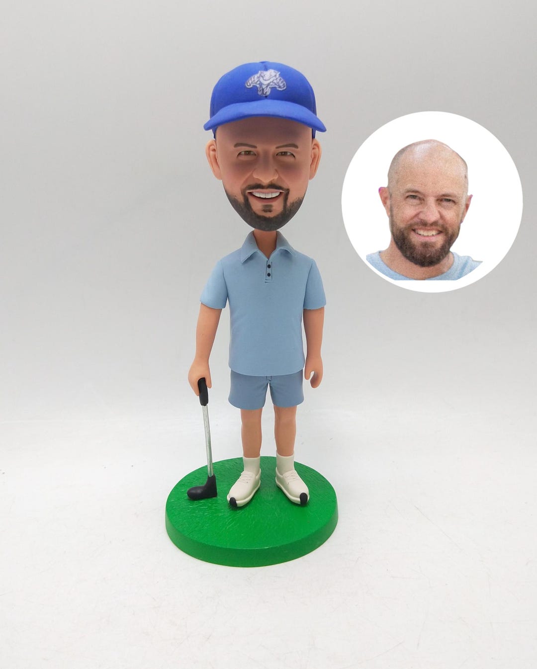 Custom Golf Bobblehead for Men – Personalized Figurine Gift With Cap ...