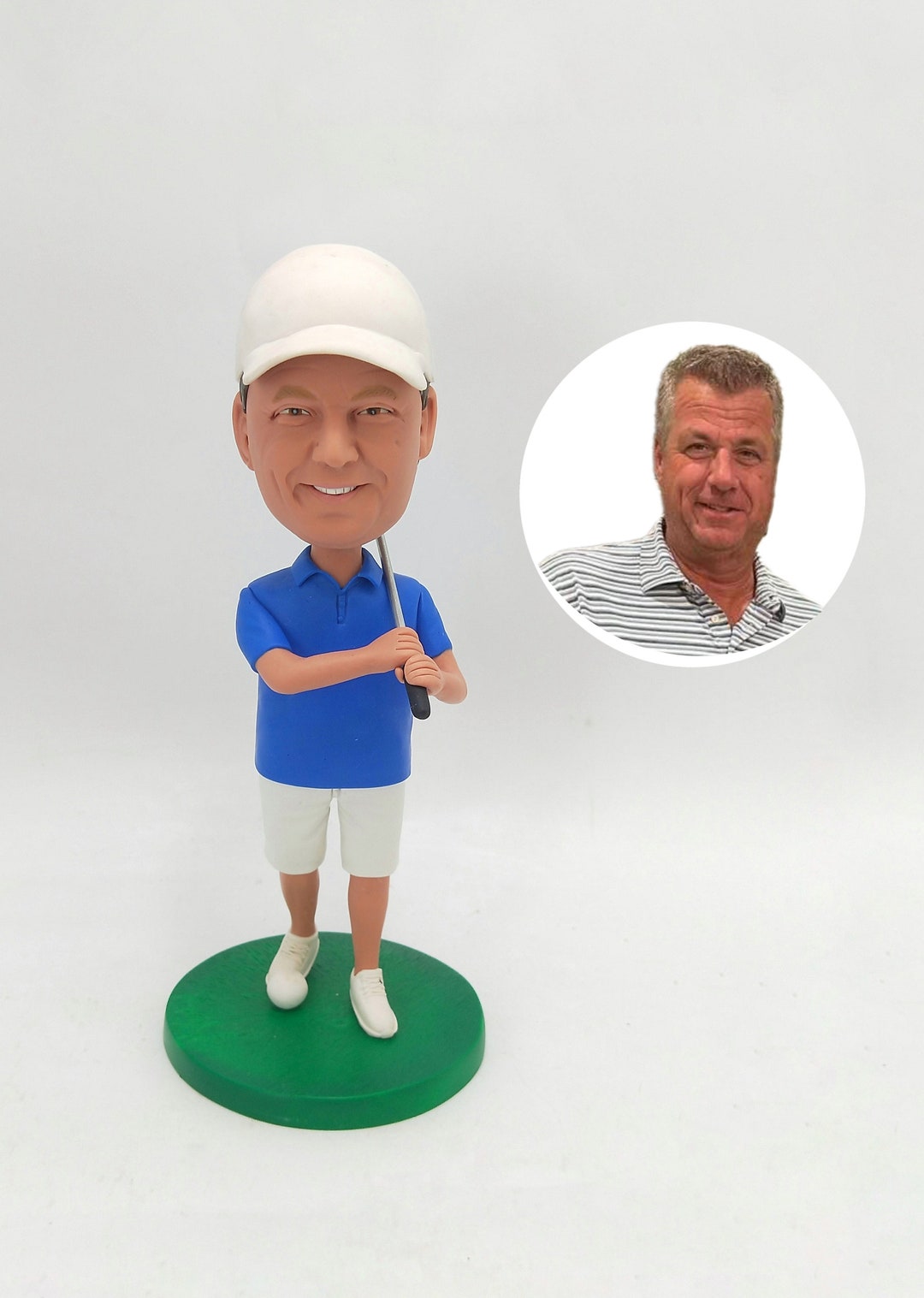 Personalized Golf Figurine Custom Golfer Bobblehead Birthday Gift for ...