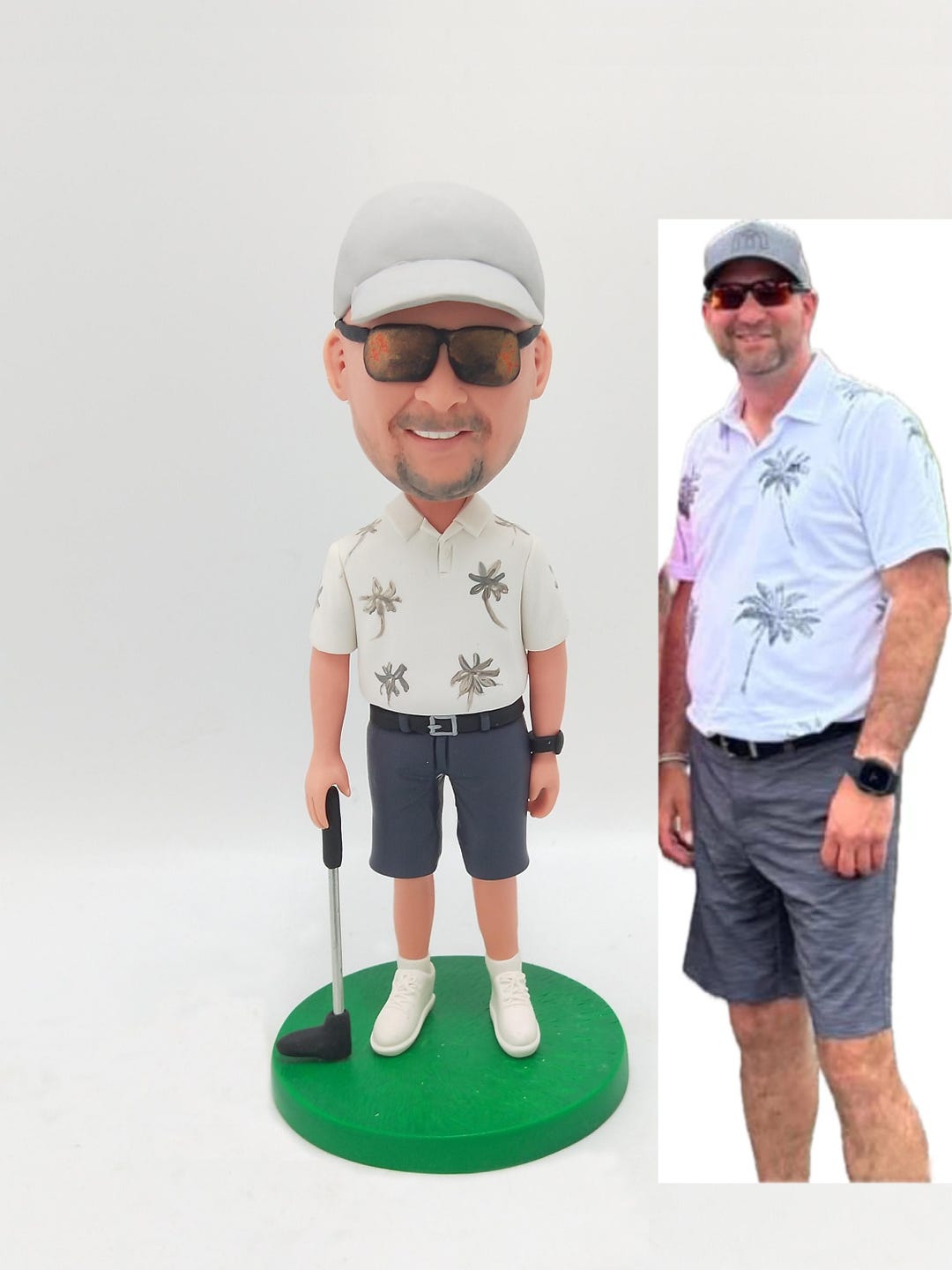 Custom Golf Bobblehead Figurine From Your Photo, Personalized Golfer ...