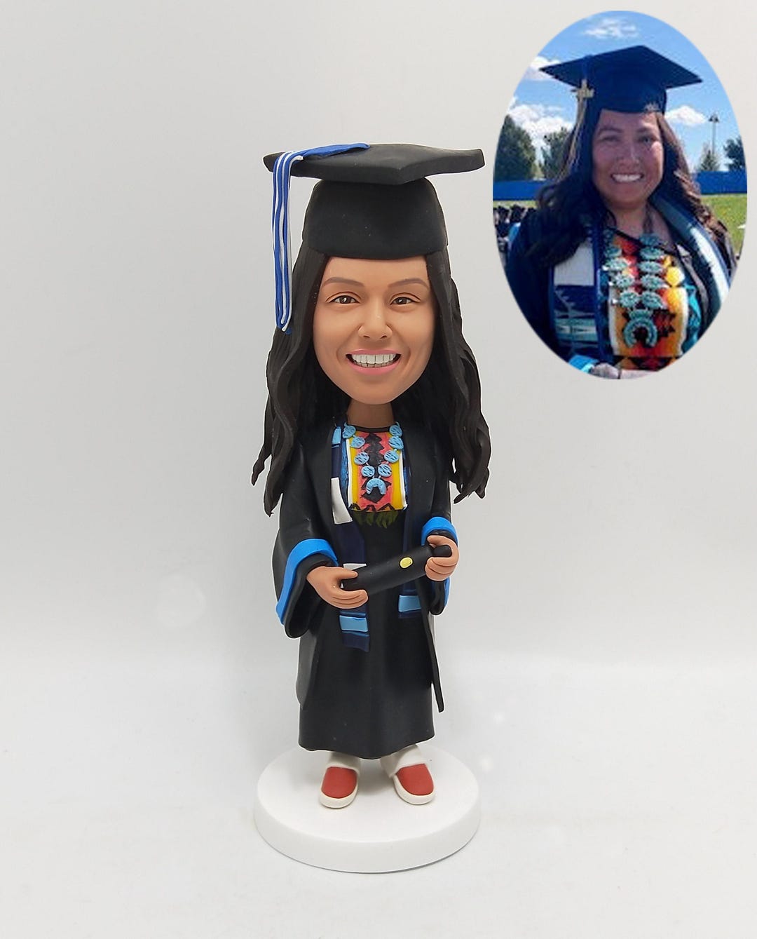 Customized Bobbleheads for Graduating College Students, Personalized ...