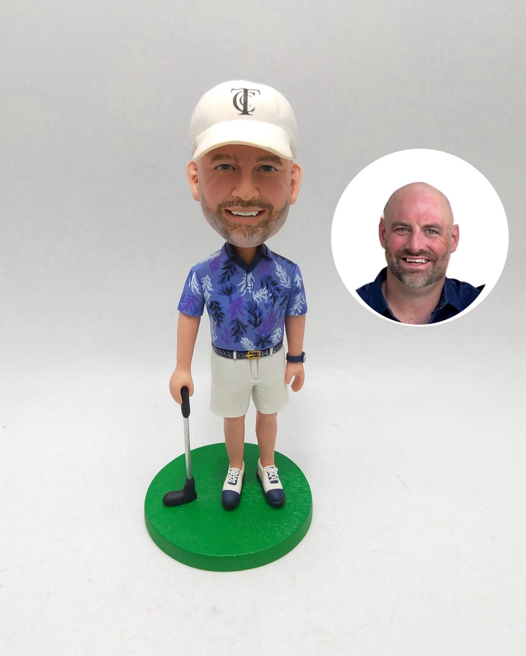 Custom Golf Bobblehead for Men – Personalized Figurine Gift With Club ...