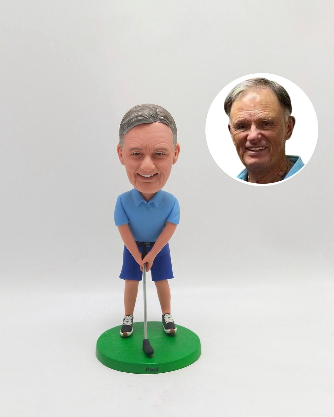Custom Golf Bobblehead Figurine From Photo, Personalized Golfer Gift ...