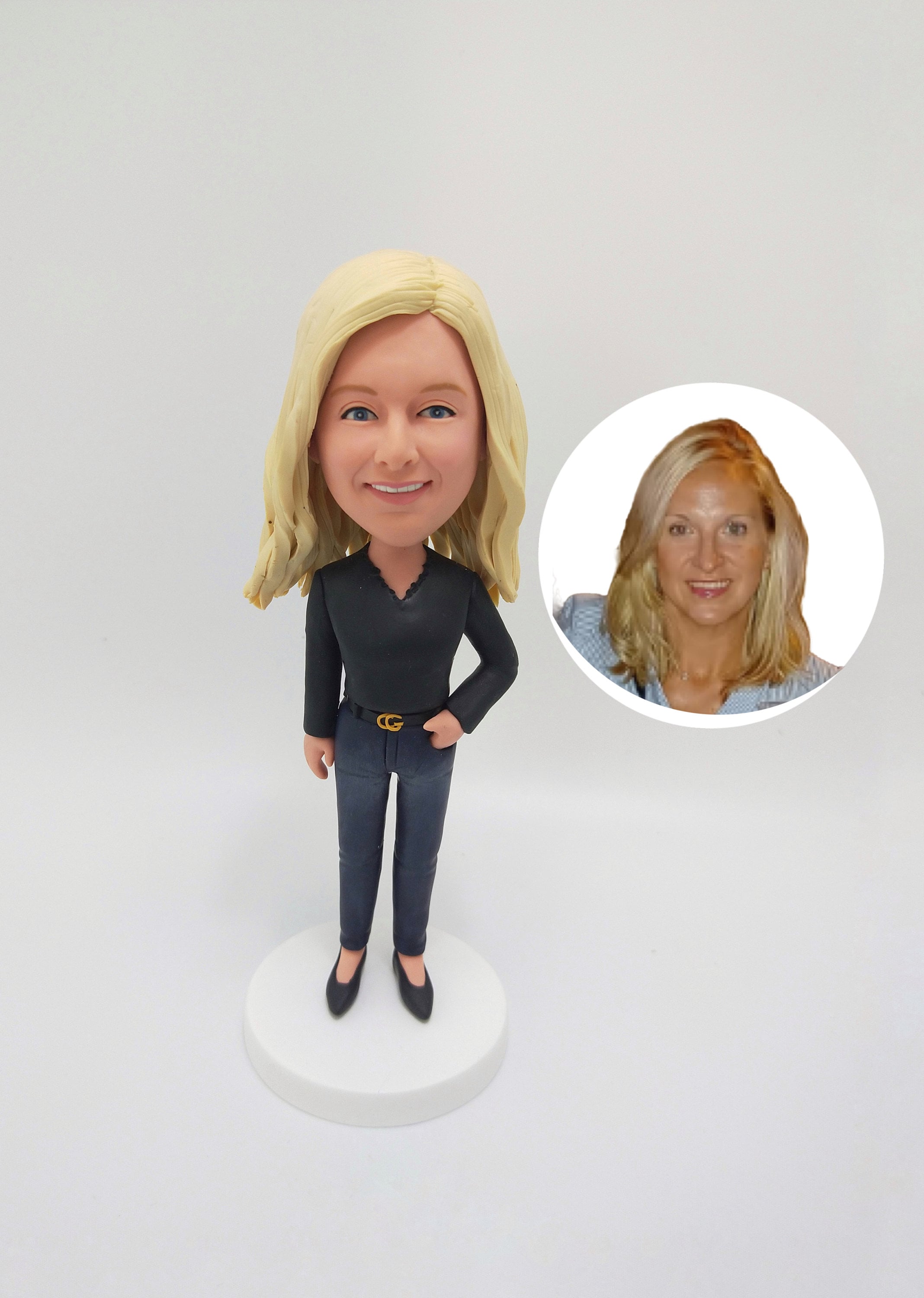 Custom Bobblehead on Motorcycle, Custom Racing Motorcycle Bobblehead, Personalized Moto ...