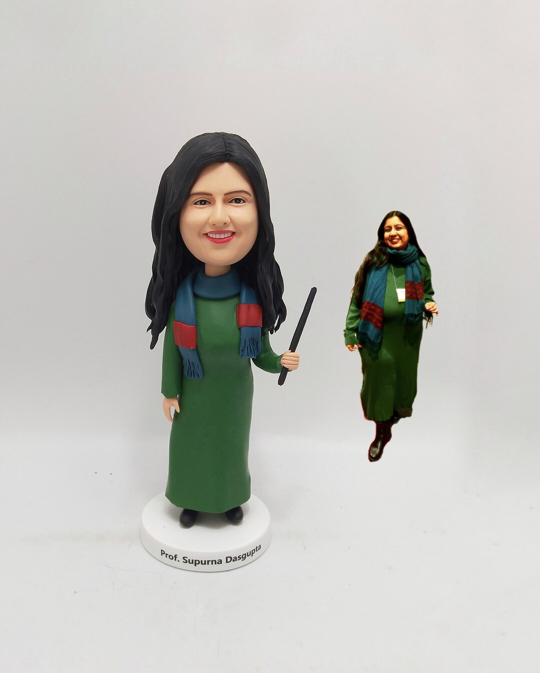 Custom Teacher Bobblehead Personalized Woman Figurine Created From ...
