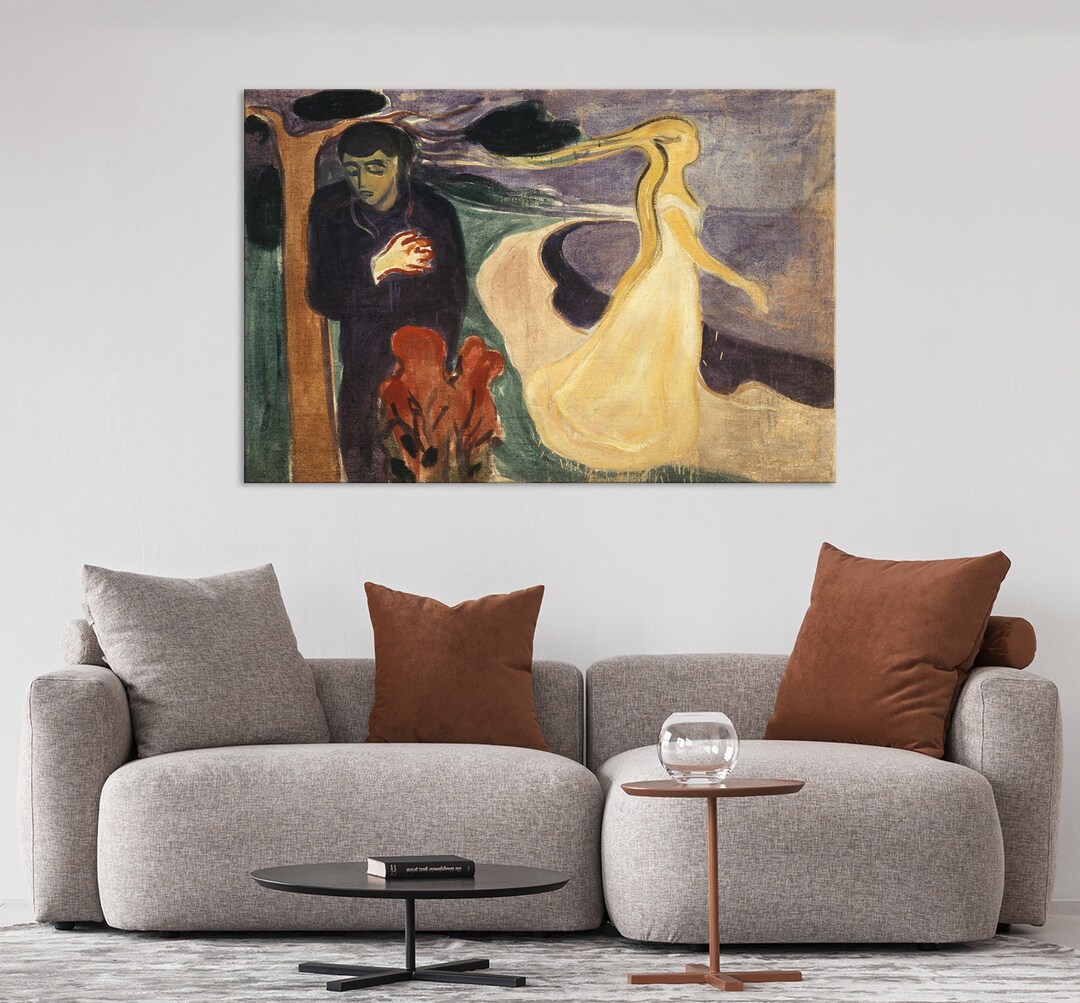 Separation 1896 Edvard Munch Canvas Art Print, Munch Wall Art ...