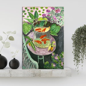 Goldfish (1911) Henri Matisse Canvas Wall Art Fine Art Print Home ...
