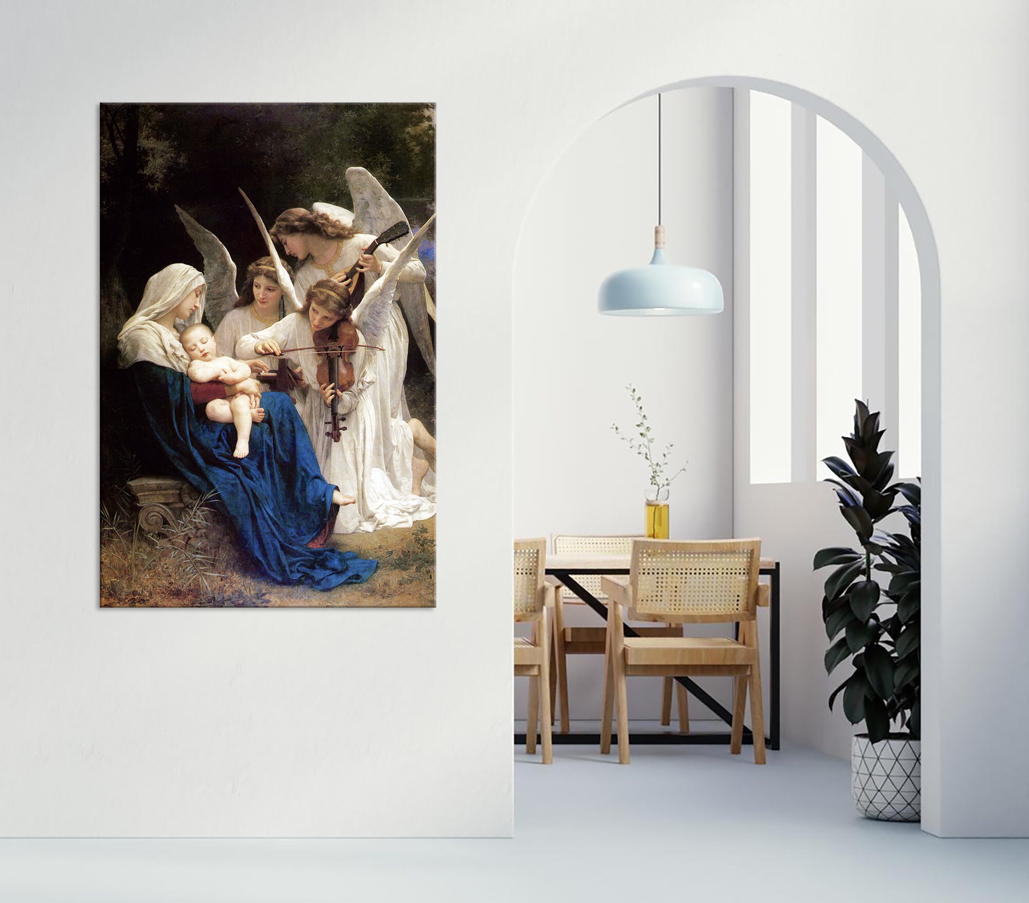 Song of the Angels 1881 William-adolphe Bouguereau Canvas Wall Art Home ...