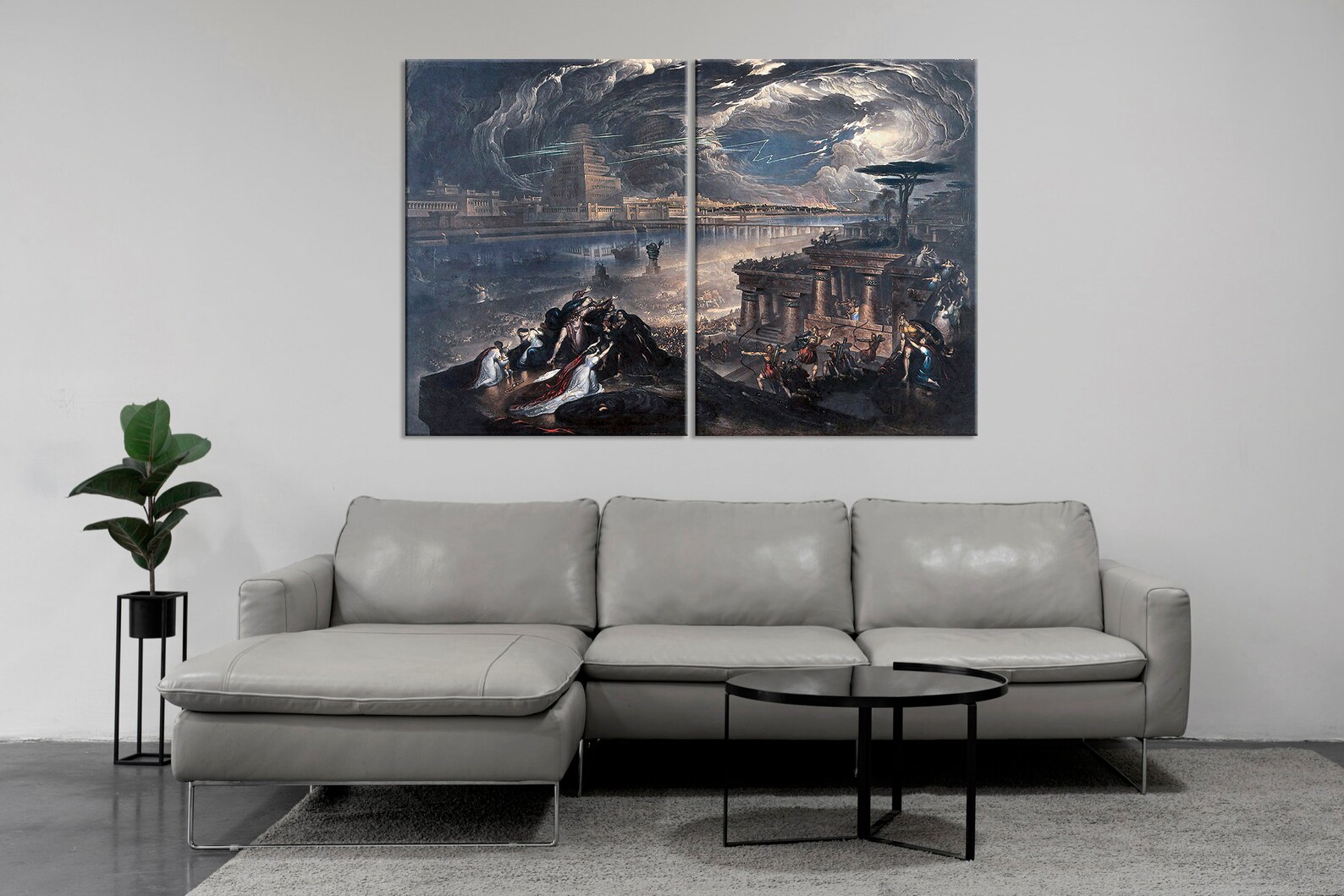 The Fall of Babylon, Cyrus the Great Defeating the Chaldean Army 1831 ...