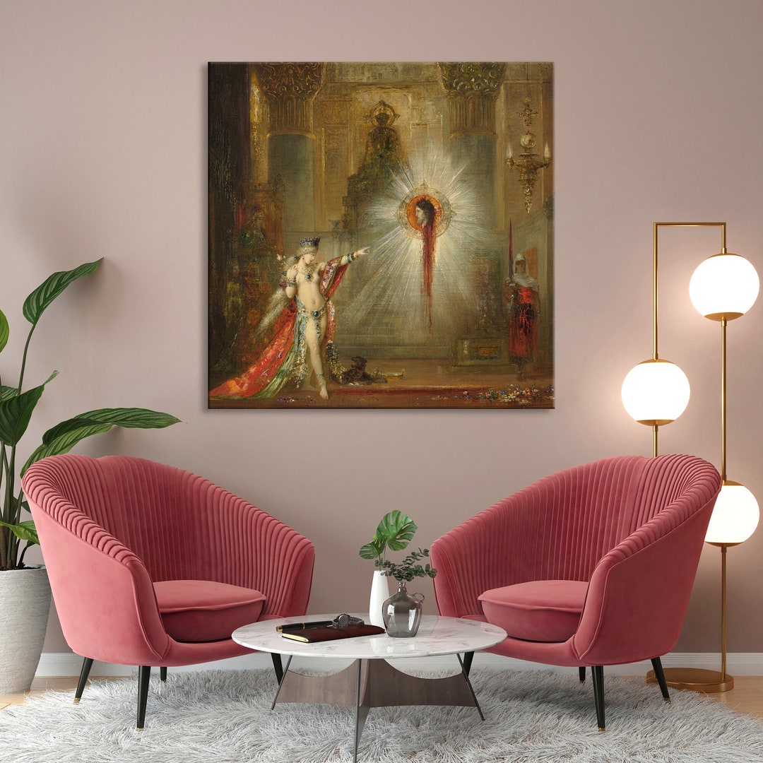 The Apparition 1876 Gustave Moreau Canvas Wall Art Home - Etsy