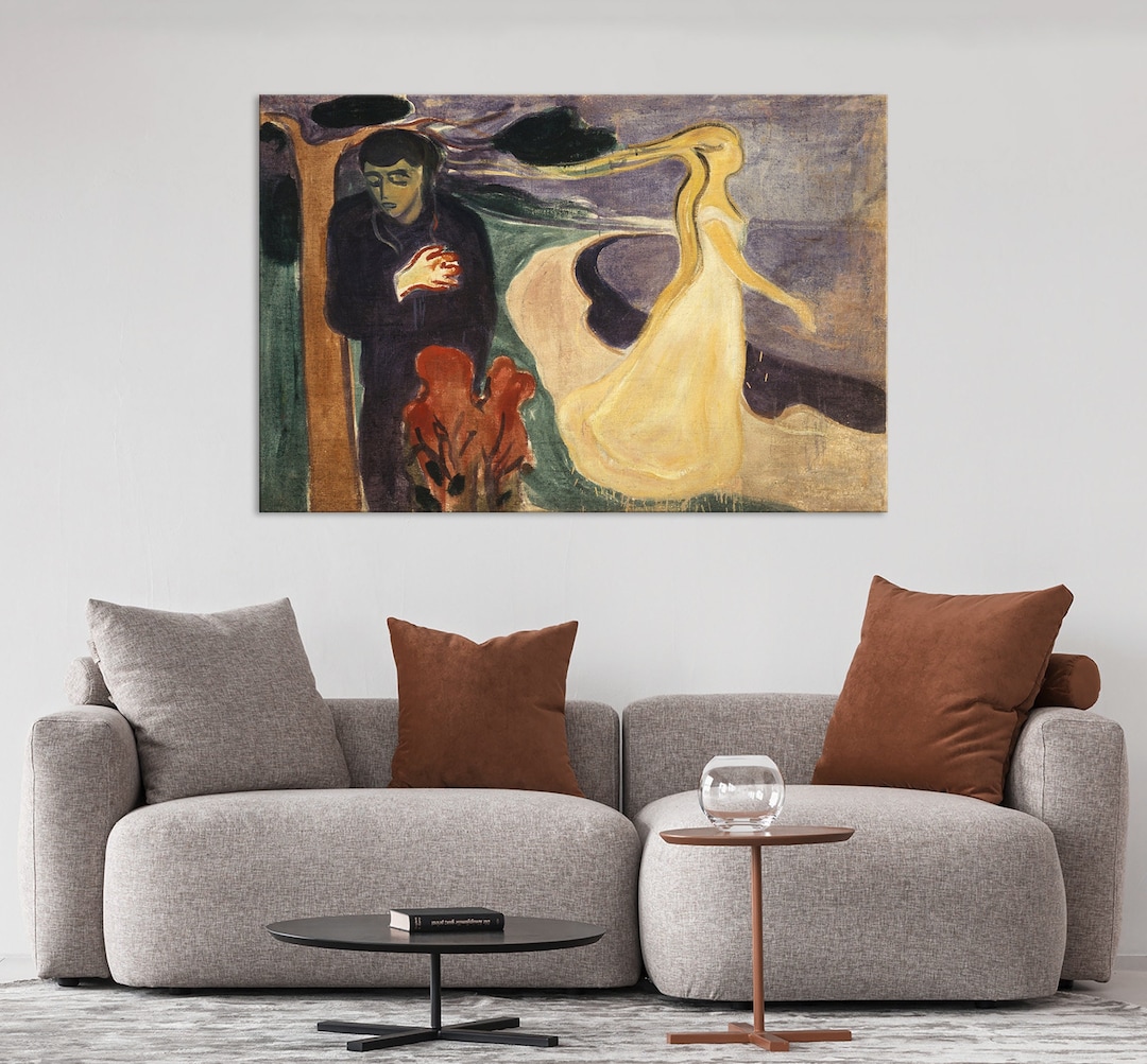 Separation 1896 Edvard Munch Canvas Art Print, Munch Wall Art ...