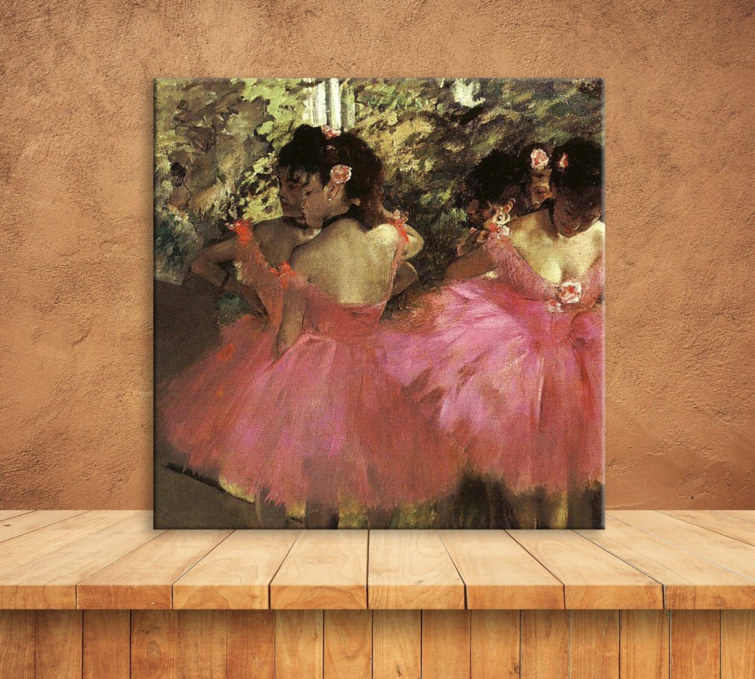 Dancers in Pink 1876 Edgar Degas Fine Art Print Reproduction Canvas ...