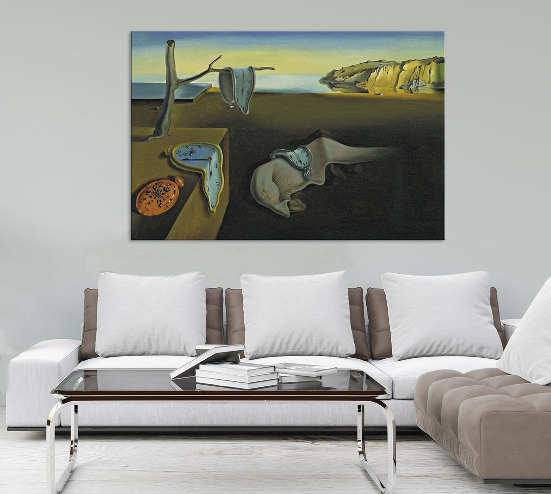 The Persistence of Memory Salvador Dali Surrealism Wall Art Classic Art ...