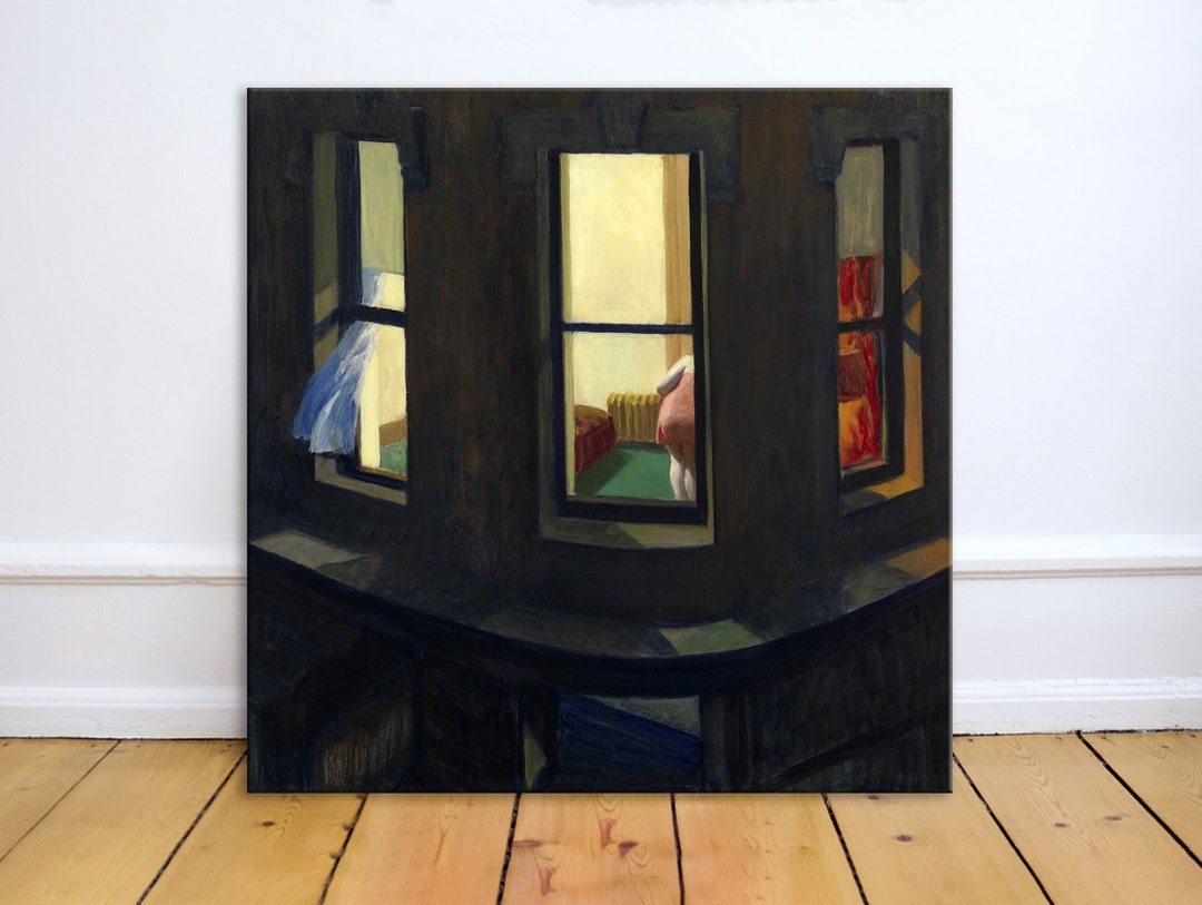 Night Windows 1928 Edward Hopper Canvas Wall Art Home Office Decor Fine ...
