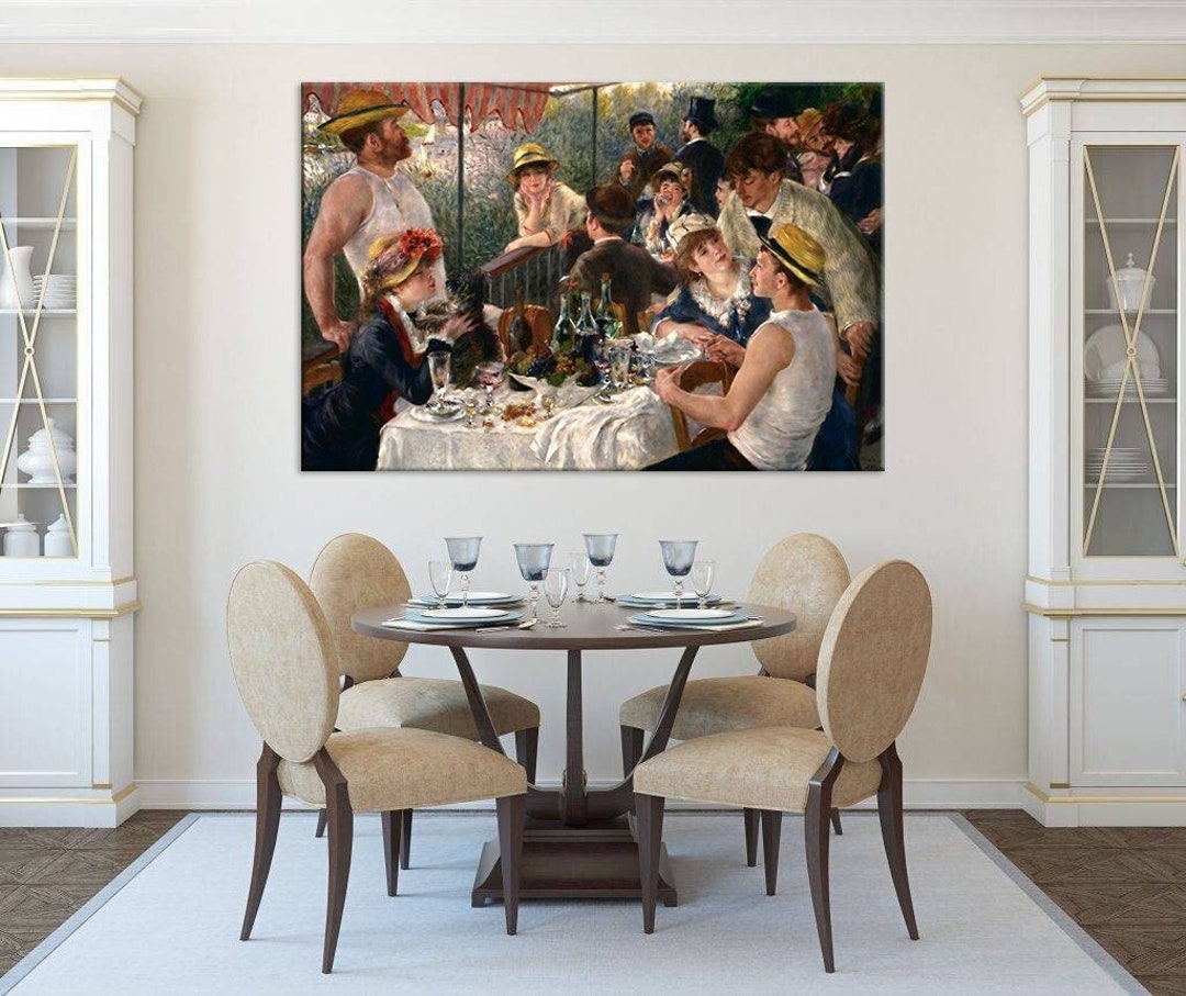 Luncheon of the Boating Party 1881 Pierre-auguste Renoir Canvas Art ...