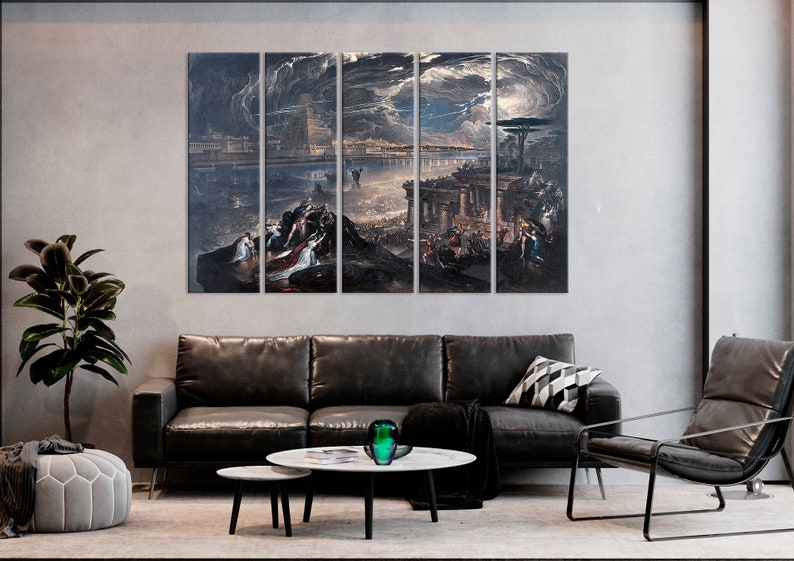 The Fall of Babylon, Cyrus the Great Defeating the Chaldean Army 1831 ...