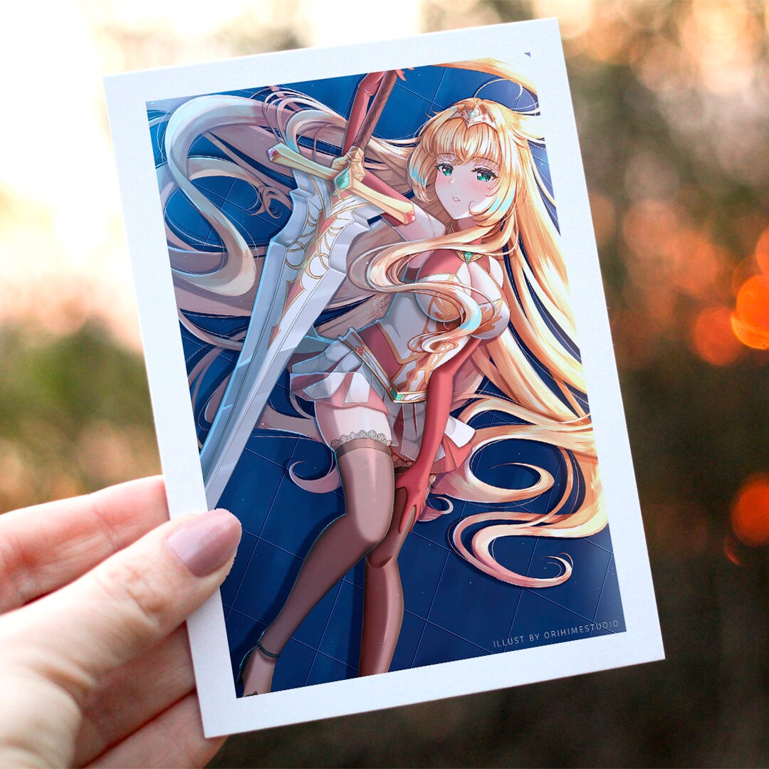 Hime Postcard, Orihime Studio Postcard, Orihime Studio Merch, Vtuber Merch, Hime Mini Poster ...