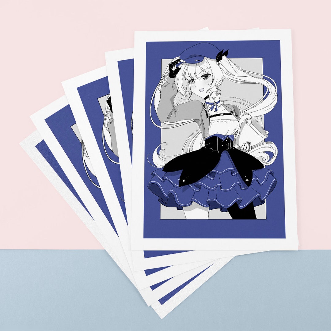 Dokibird Postcard, Vtuber Mini Print, Dokibird Mini Print, Vtubers ...