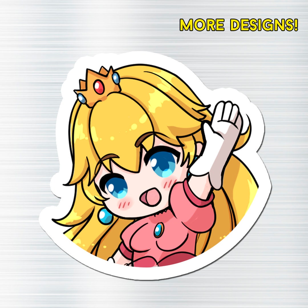 Princess Peach Fridge Magnet, Die Cut Magnets 3 3, Cute Fridge Magnet ...