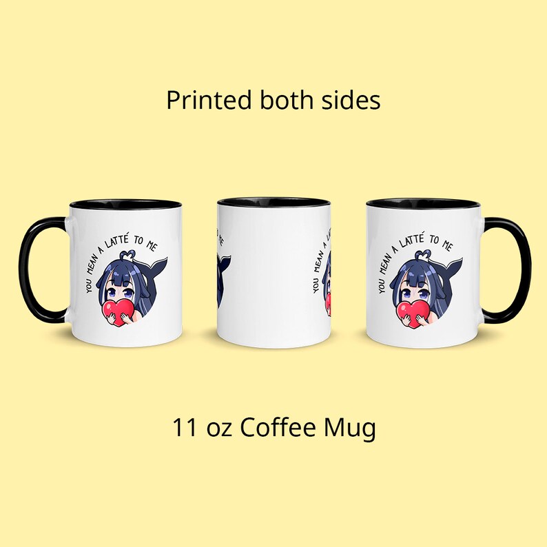 Shylily Mug You Mean a Latté to Me Vtuber Cute Mug Vtuber - Etsy