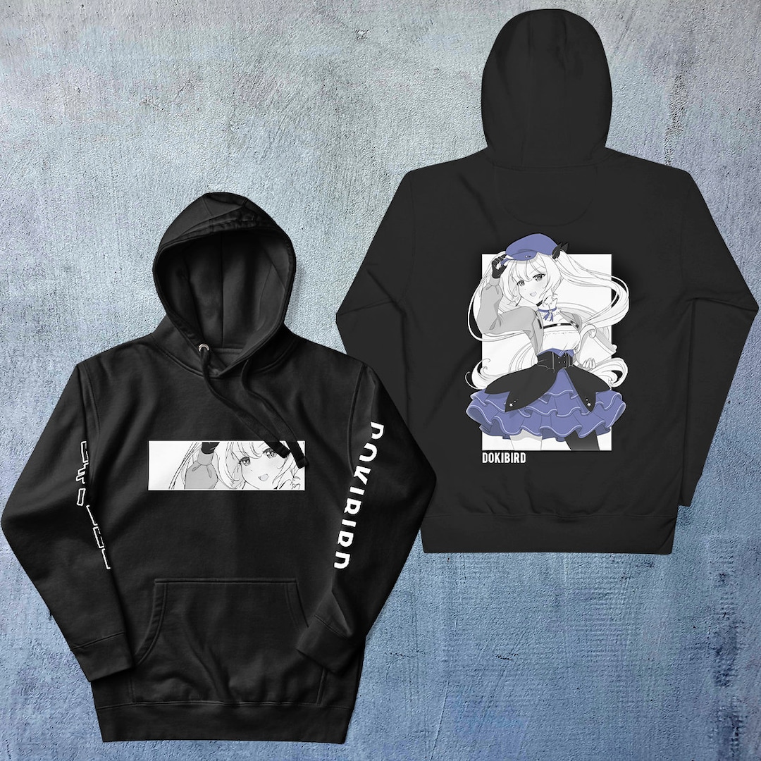 Dokibird Unisex Hoodie, Vtuber Hoodie, Gift for Anime Lover, Gift for ...