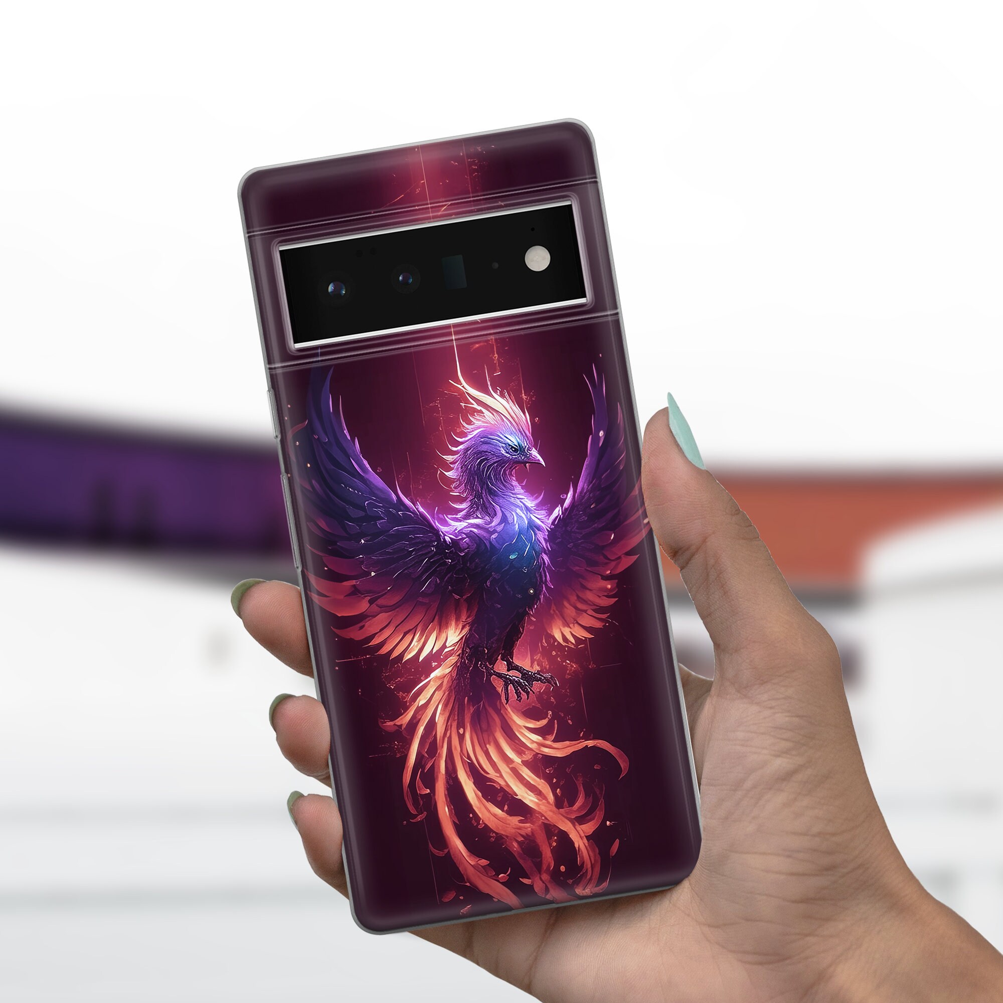 Flame Phoenix Phone Case Mythology Cover for Google Pixel 8, 8pro, 7pro ...