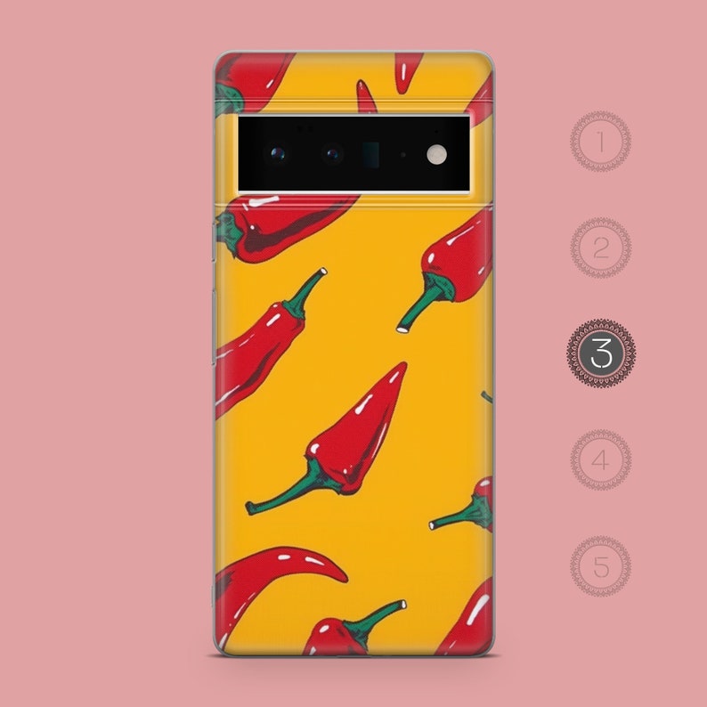 Chili Pepper Phone Case Hot Sauce Cover for Google Pixel 8,8pro, 7pro ...