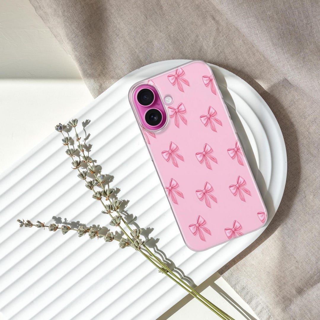 Coquette Ribbon Phone Case Girly Pink Cover for Samsung Galaxy S24FE ...