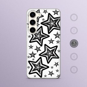 Y2K Vintage Star Phone Case Glow Cover for Samsung Galaxy S24ultra ...