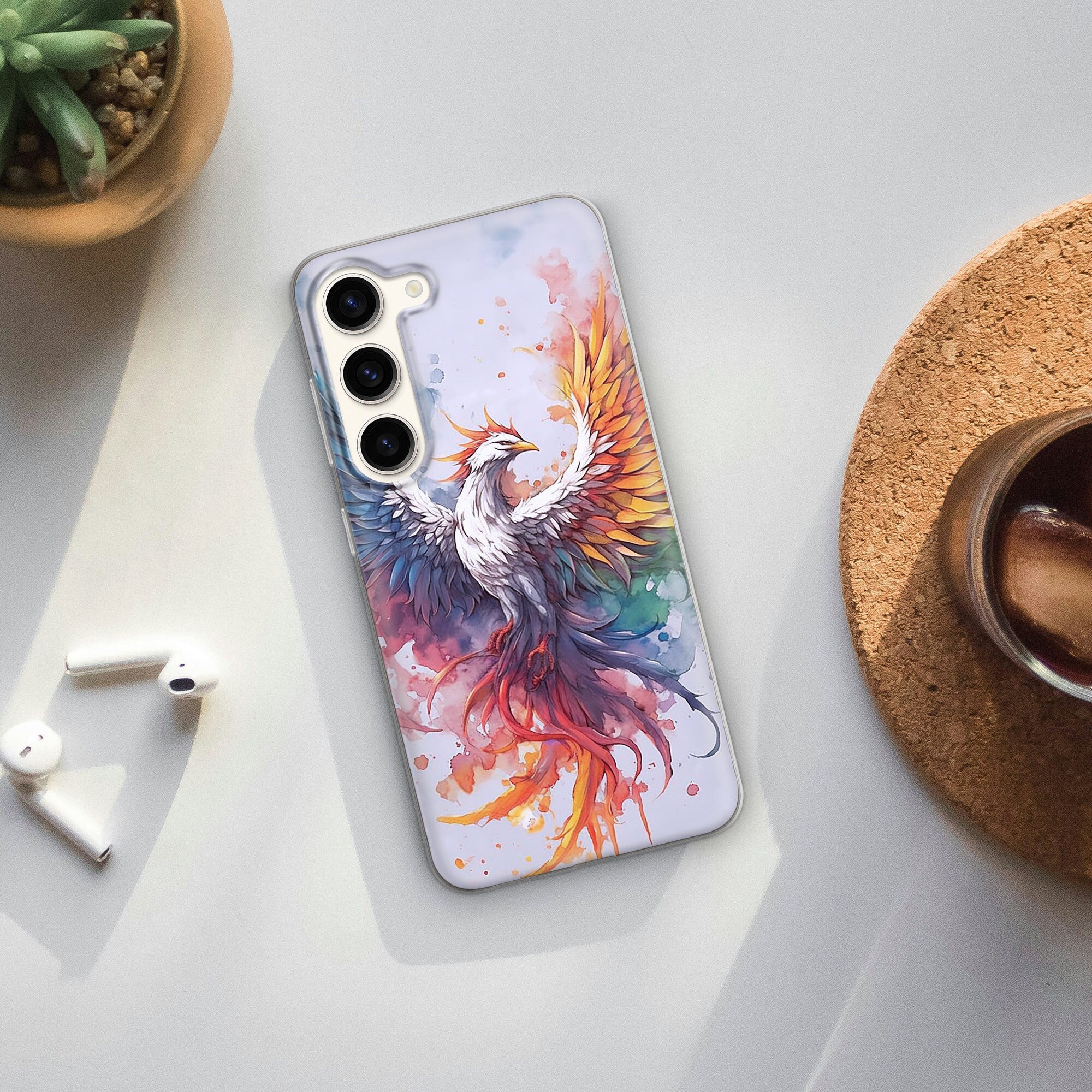Phoenix Phone Case Flaming Bird Cover for iPhone 15pro, 14, 13, 12, 11 ...