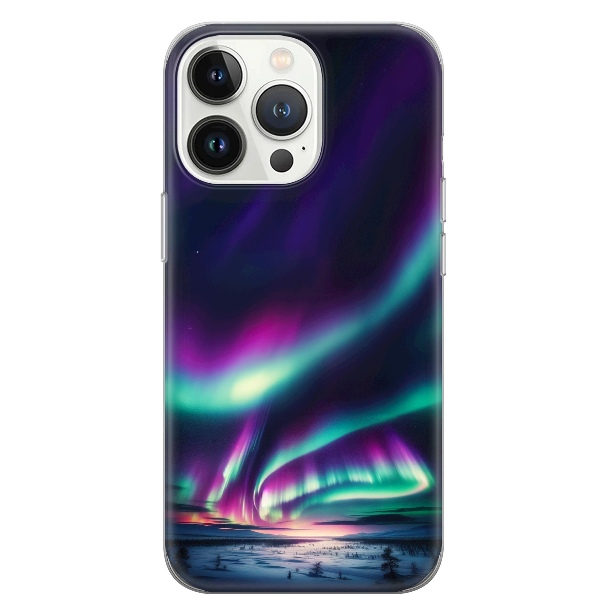 Northern Lights Aurora Borealis Phone Case Cover for iPhone 15, 14pro ...