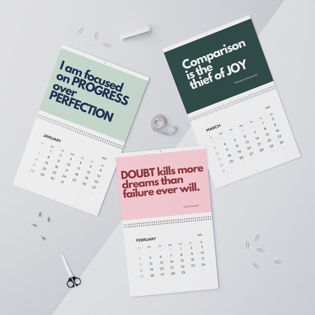 Affirmations for Everyone Wall Calendars (2024) - Etsy