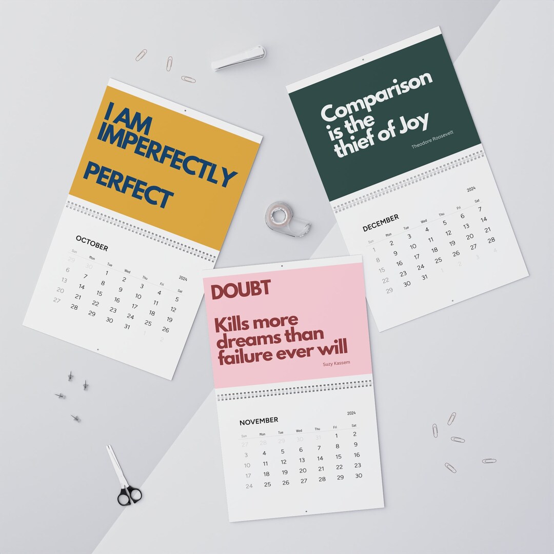 Affirmations for Singers Wall Calendars (2024) - Etsy