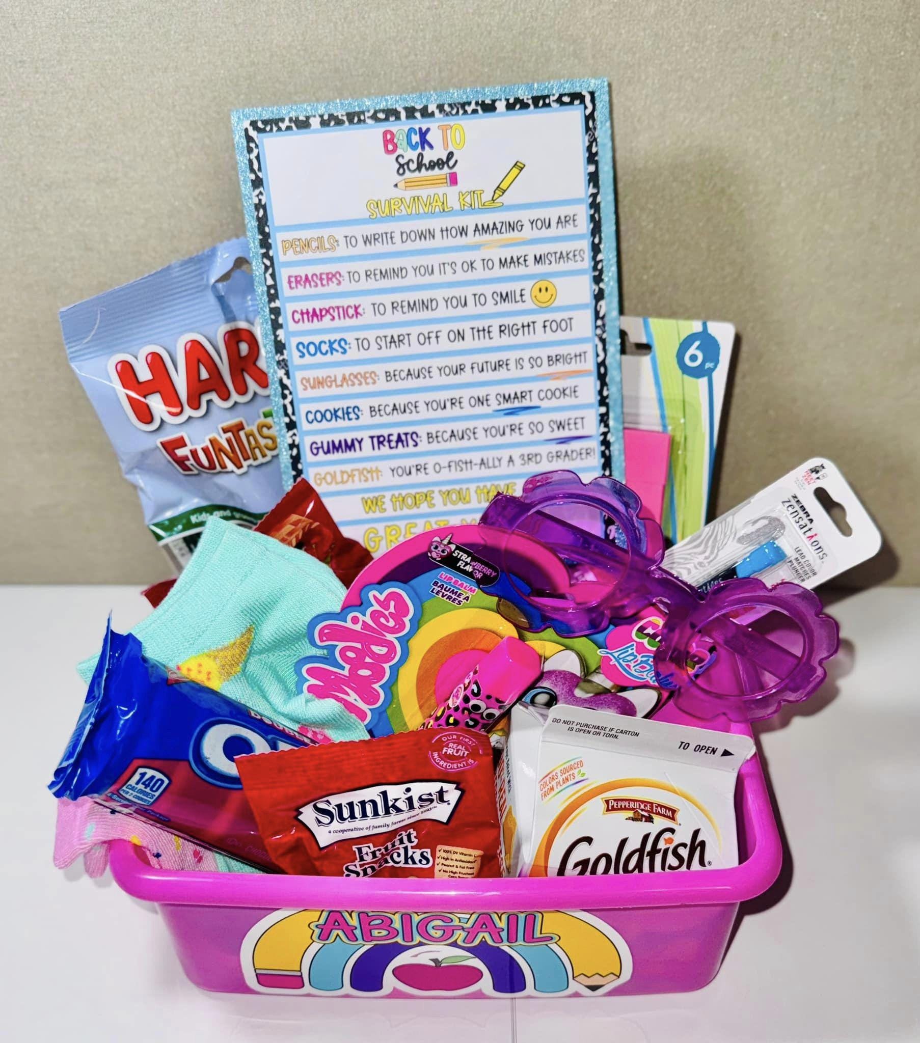 Back to School Survival Kit Card: Gift for Students & Teachers - Etsy