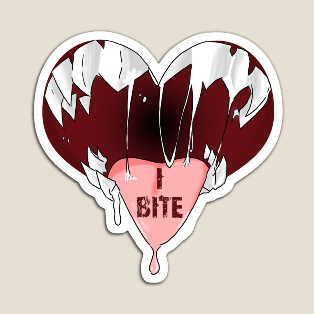 I Bite My Hearts Got Teeth Anime Mouth Anime Tongue Sharp Teeth Shark ...