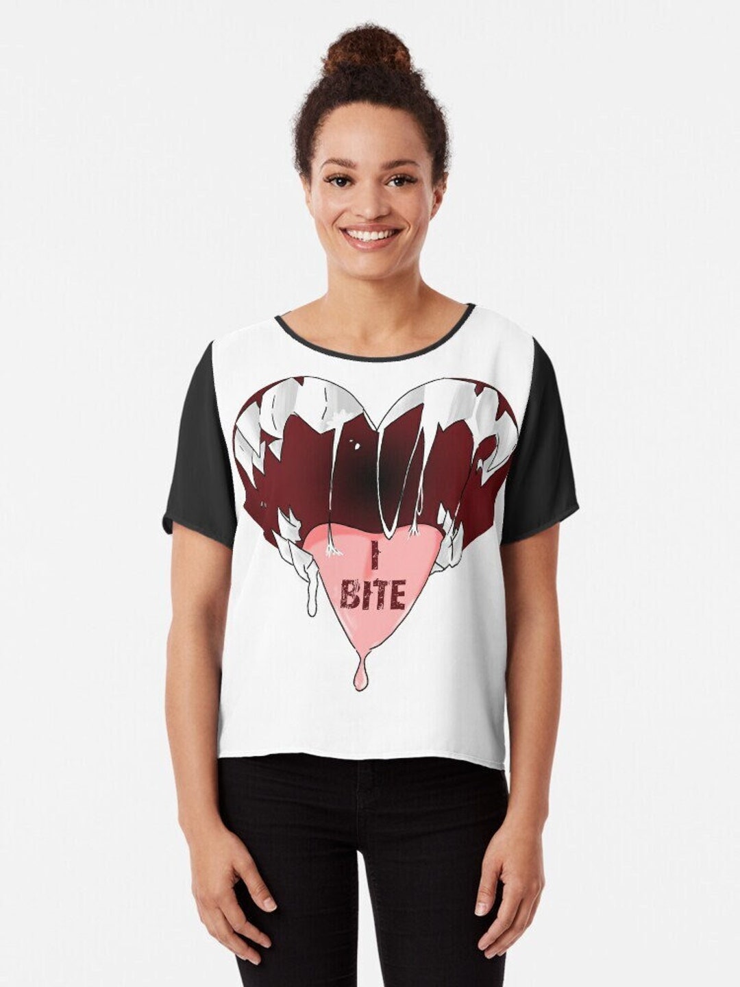 I Bite My Hearts Got Teeth Anime Mouth Anime Tongue Sharp Teeth Shark ...