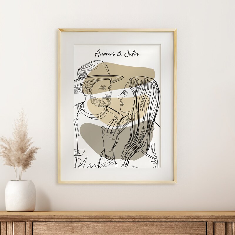 Couple Line Art - Etsy